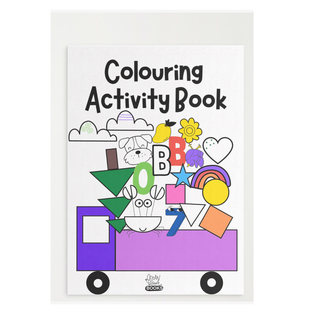 Colouring Activity Book - 2-6 years - Pre Order Now! – oceanbloomstore