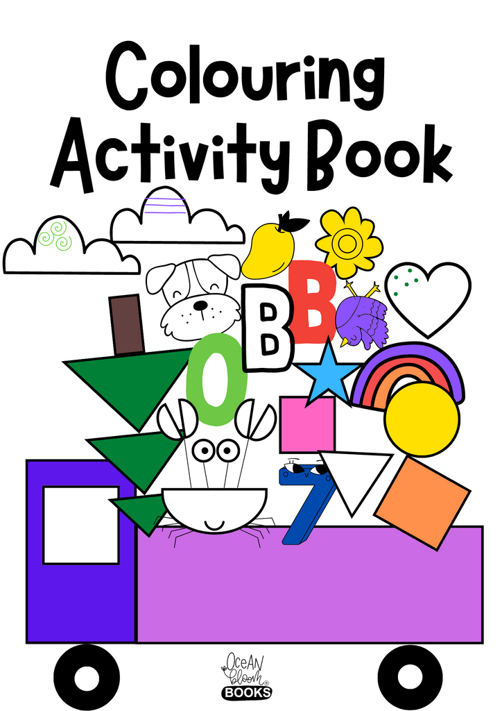 Colouring Activity Book - 2-6 years - Pre Order Now! – oceanbloomstore